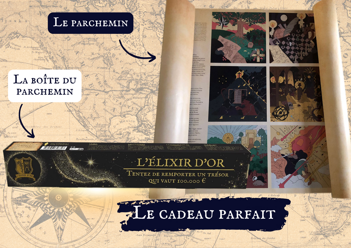 Le Parchemin des Énigmes – Elixir d'Or
